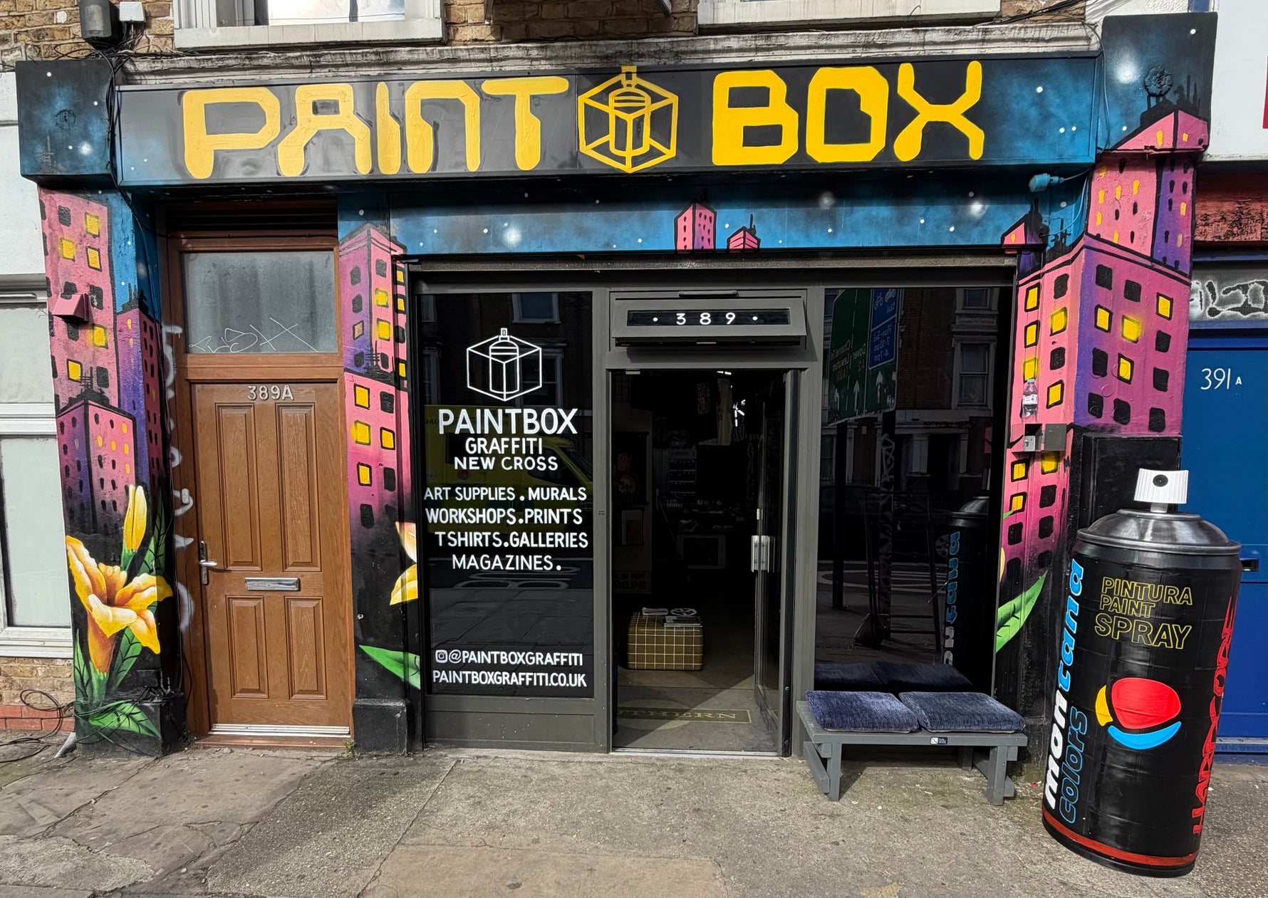 Paintbox | Graffiti Supplies, Murals & Workshops in London